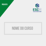 Cursos Presenciais Previstos – ESCON